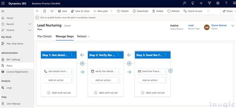 Businessprocessflow Workflow Msdyn365 Dynamics365 Salesprocess