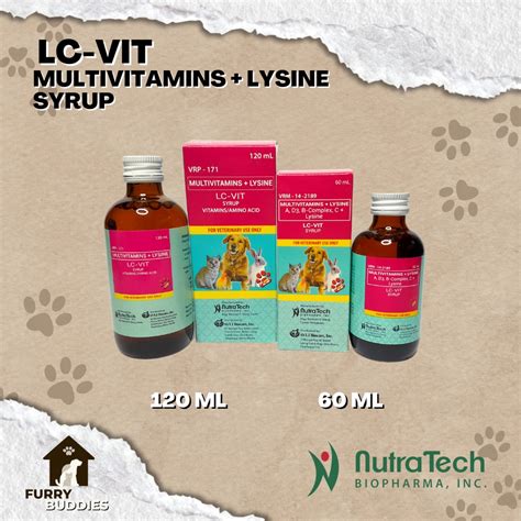 LC VIT MULTIVITAMINS LYSINE SYRUP 60 ML 120 ML Shopee Philippines