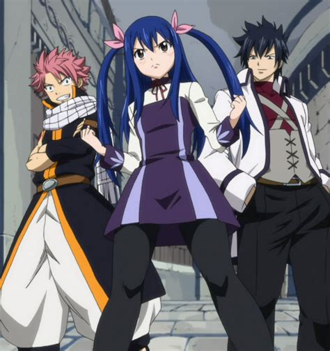 Wendy Marvell Natsu Dragneel And Gray Fullbuster Wendy Marvell
