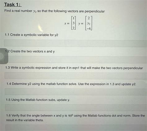 Solved Task 1nfind A Real Number Y2 So That The