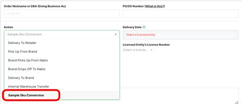 Sample Sku Conversion Nabis Support
