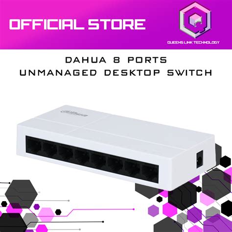 Dahua 8 Ports Unmanaged Desktop Switch Shopee Philippines
