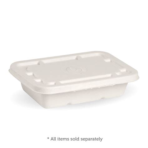 Biocane Takeaway Rectangular Base White 600ml Perth Megaplas