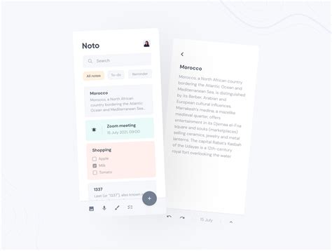 Noto Notepad Ui Design By Yaakoub El Hbari On Dribbble