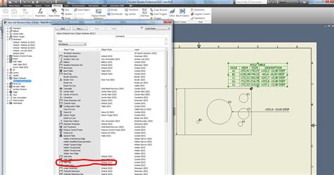 Styles Editor Holes Table Question Autodesk Community