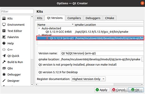 imx6ull应用开发 移植qt 5 12 9到imx6ull并搭建qt creator开发环境 51cto博客 imx6ull 开发环境