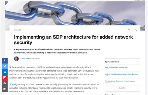 Implementing An Sdp Architecture For Added Network Security Ppt