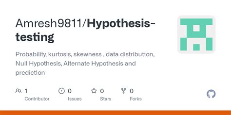 Github Amresh9811hypothesis Testing Probability Kurtosis Skewness