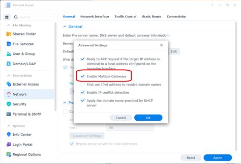 How To Set Gateway On Interface With Static IP TrueNAS General TrueNAS Community Forums