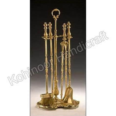 Brass Fire Tool Sets At Rs 3500piece Brass Fireplace Tool In