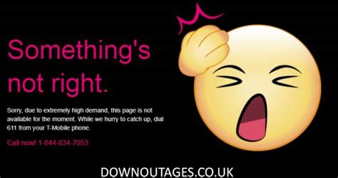 T Mobile Down Or Service Outage Check Current Outages And Problems Downoutages Co Uk