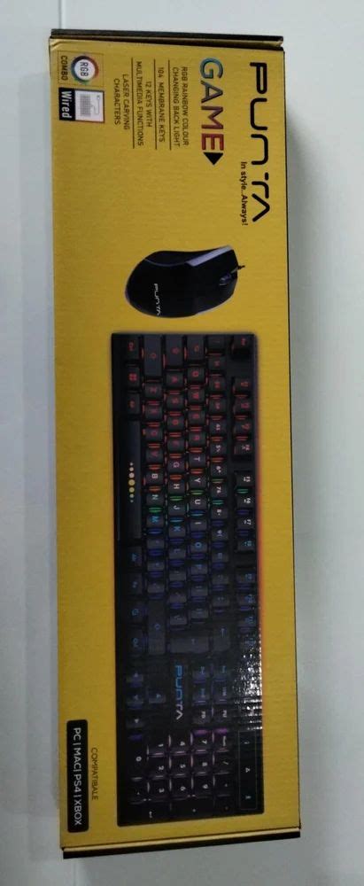 Punta Rgb Keyboard Mouse Combo At Piece Logitech Keyboard
