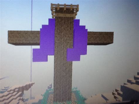 Minecraft Cross Building Tower Landmarks Minecraft