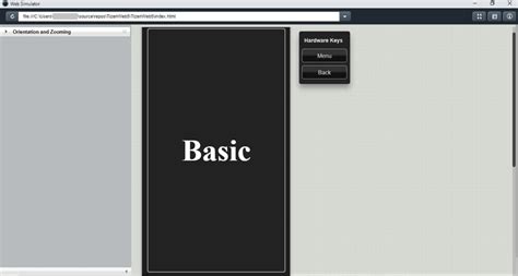 Web Application Development Tizen Docs