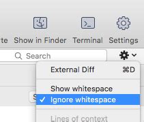 Line Endings Git Apply Failed With Code Trailing Whitespace In Sourcetree Stack Overflow
