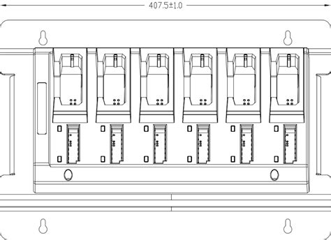 6 Port Ethernet Based Docking Hub For The V1x Camera Visiologix
