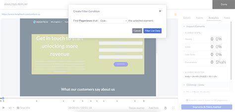 point and search with insightech help and documentations insightech