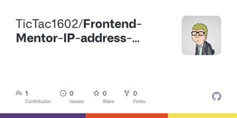 GitHub TicTac Frontend Mentor IP Address Tracker Solution