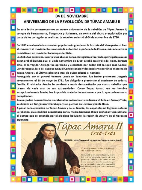 Fechas Civicas Noviembre Pdf