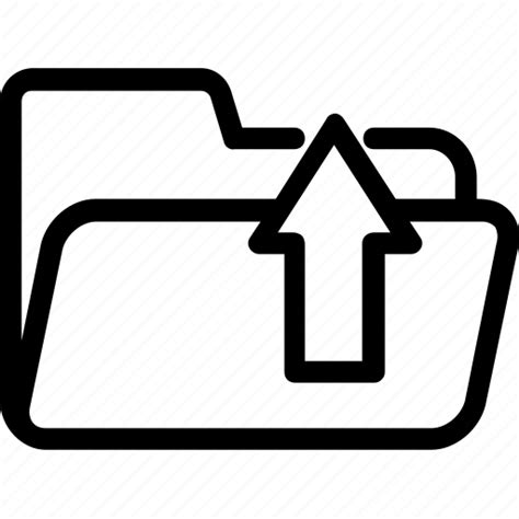 Arrow Export Folder Out Box Upload Icon