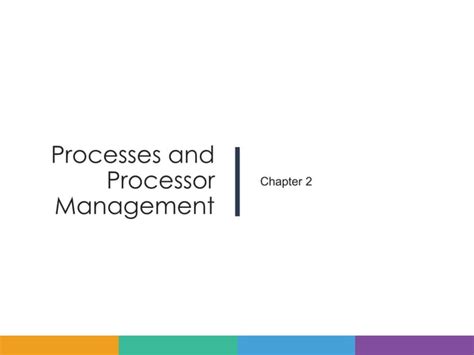 Operating System Process Managementpptx