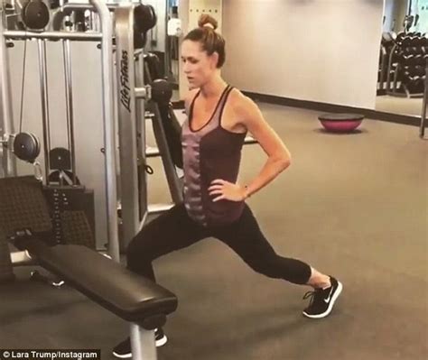 Lara Trump Shows Off Her Muscular Arms During Workout Daily Mail Online