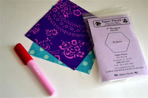 English Paper Piecing Tutorial DIY Tutorial Ideas