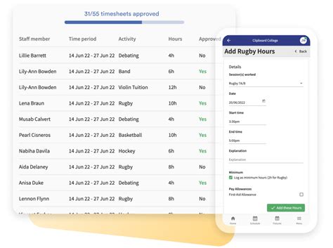 Timesheets Clipboard