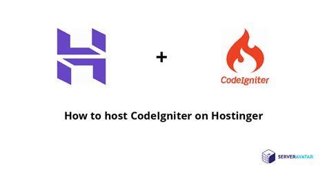 How To Host CodeIgniter On Hostinger VPS ServerAvatar