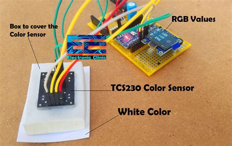 TCS Color Sensor Arduino Code Circuit Arduino Color Detector