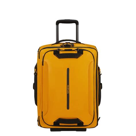 Samsonite 55cm Wheeled Backpack Ecodiver Yellow Backpack Heathrow Reserve And Collect