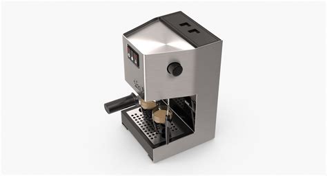 Gaggia Classic 에스프레소 메이커 3d 모델 49 Fbx Obj Max Free3d