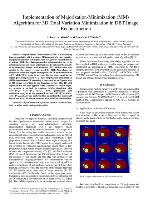Pdf Implementation Of Majorization Minimization Mm Algorithm For 3d
