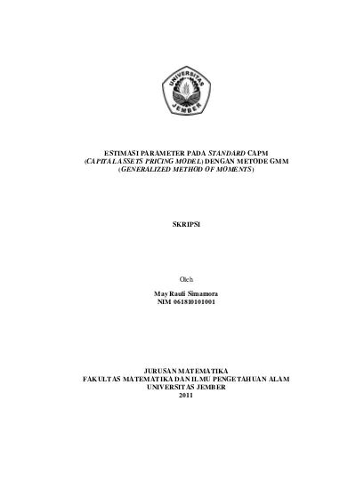 Top Pdf Estimasi Parameter Sistem Model Persamaan Simultan Pada Data