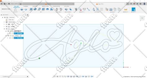 do bitmap to dxf stl step gcodes on vectric aspire and fusion360 by