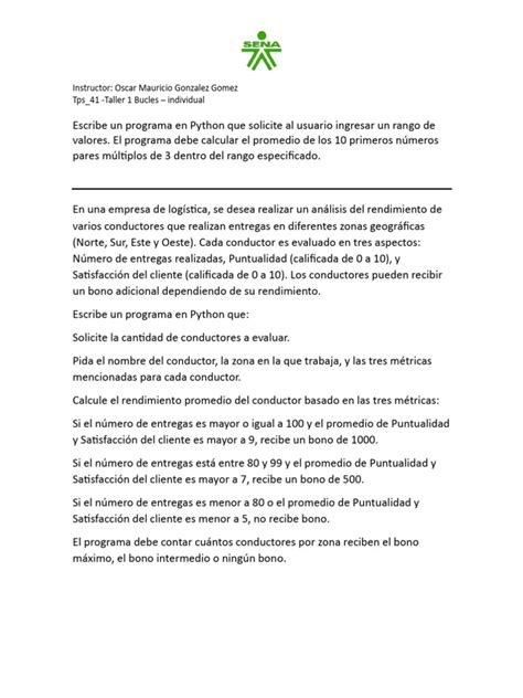 ejercicios bucle for python tps41[2] pdf