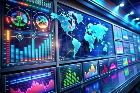 Interactive Global Data Dashboard Realtime Analytics Futuristic Displays Powering Global