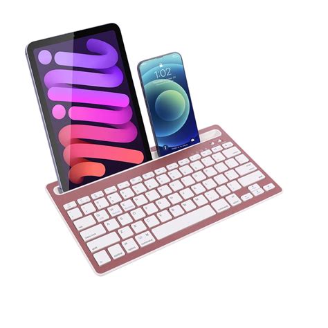 Dpisuuk Wireless Keyboard Multi Device Bluetooth Keyboard