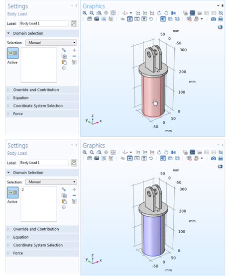 about highlighted geometric entities in the graphics window