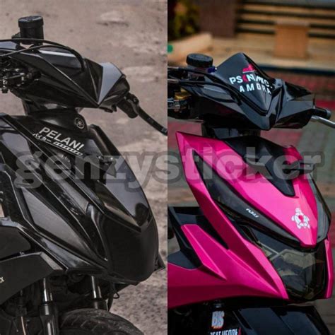 Jual Stiker Skotlet Headlamp Hitam Transparan Gelap Sticker Lampu Motor Jakarta Utara