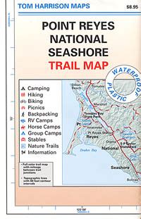 Point Reyes Map Point Reyes National Seashore Trail Maps