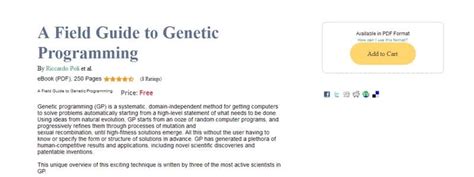 A Field Guide To Genetic Programming