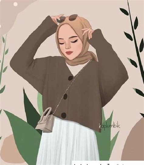 عکس دختر کوچولو با حجاب کارتونی