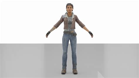 Half Life Alyx Alyx Vance 3d Model