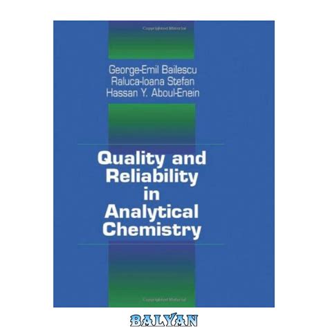 کیفیت و پایایی در شیمی تجزیه وبلاگ کتابخانه دیجیتال بلیان