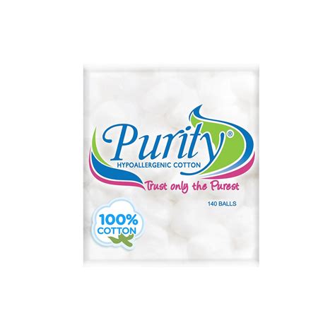Purity Cotton Balls 140s X 1 Pack Shopee Philippines