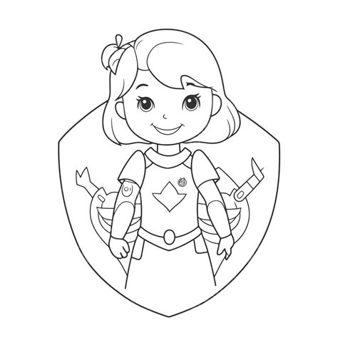 공주 공주 색칠 페이지 미취학 아동을위한 공주 색칠 페이지 개요 스케치 드로잉 벡터 보호 도면 보호 개요 보호 스케치 Png 일러스트 및 벡터 에 대한 무료 다운로드