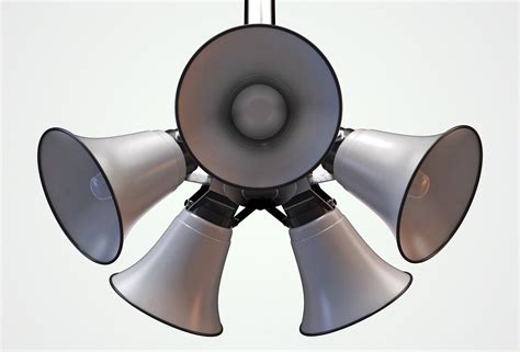 Horn Loudspeakers 3d Model Turbosquid 1625039