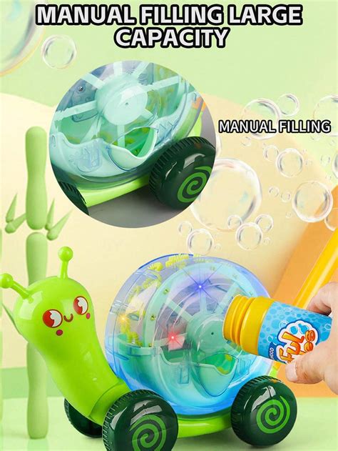 لعبة الطفل آلة إنتاج فقاعات موسيقية أطفال عربة الدفع لتفريخ الفقاعات