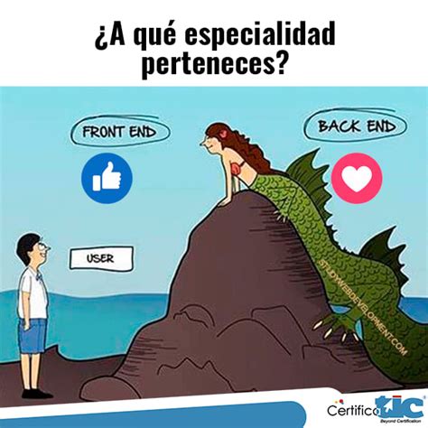 Certificatic 👍frontend Vs Backend♥️ Igual De Importantes Y